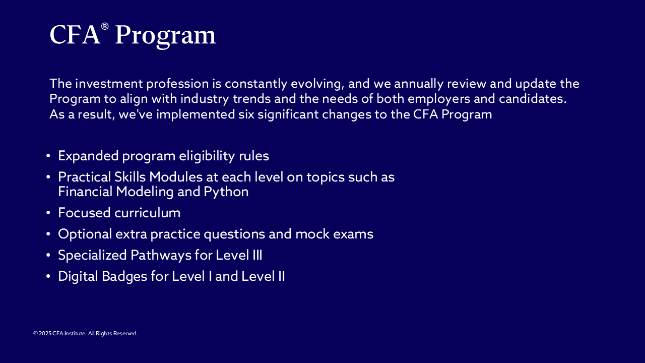CFA Exam Preparation & Instruction – CFA Society Korea | CFA한국협회